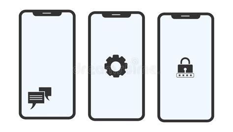 ícone Do Telefone Celular Estilo De Design Plano Ilustração Vetorial