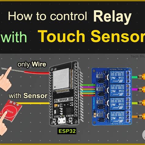 Esp32 Touch Sensor Control Relays With Ttp223