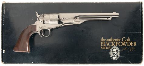 Colt 1860 Army Black Powder Series Revolver 44 Percussion Rock Island