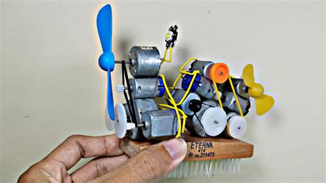 Cara Unik Merakit Rangkaian Dua Mesin Generator Listrik Mini