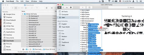 How To Install Khmer Unicode Fonts On Windows And Mac OSX Apple Computer REAN Computer 101