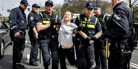 Greta Thunberg Arrested At Climate Protest At The Hague Newstalk