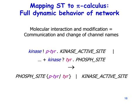 ppt modeling signal transduction with process algebra integrating