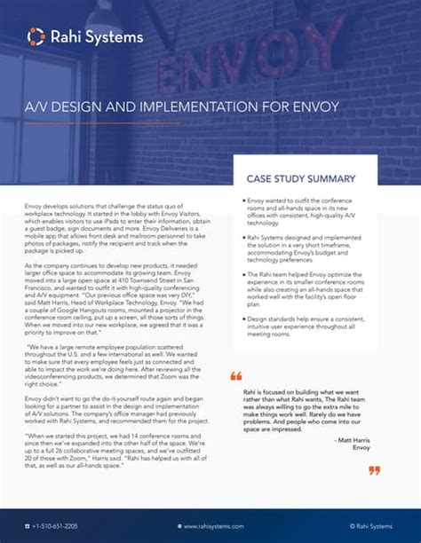 av design and implementation for envoy pdf