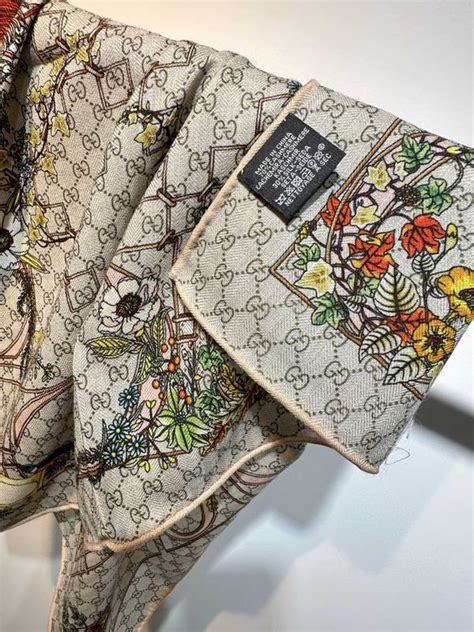 Gucci Scarf 70x70cm E21 2 Accessory丨yg