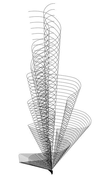 Premium Vector Wave Line Art Design