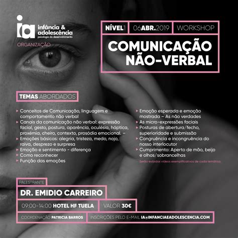 Workshop Comunicação Não Verbal Infância And Adolescência