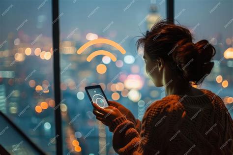 Premium Photo Fast Internet Wifi Connectivity With Highspeed Wireless