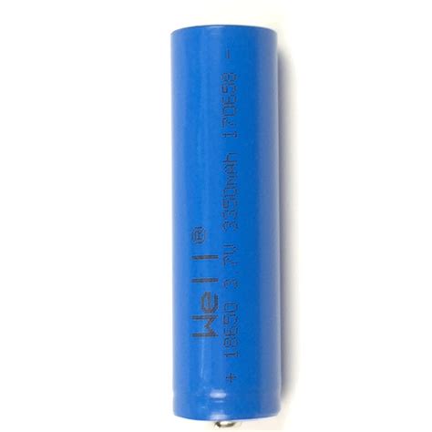 Acumulator Industrial Li Ion Terminal Cu Varf 18650 37v 3350mah Well