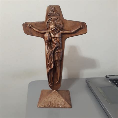 Wood Carved Unity Cross Inspired By The Ecclesial Movement Etsy