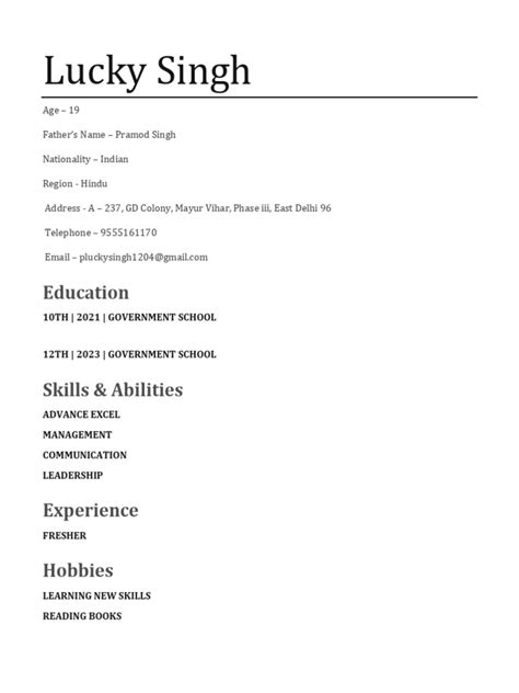 Lucky Singh Pdf