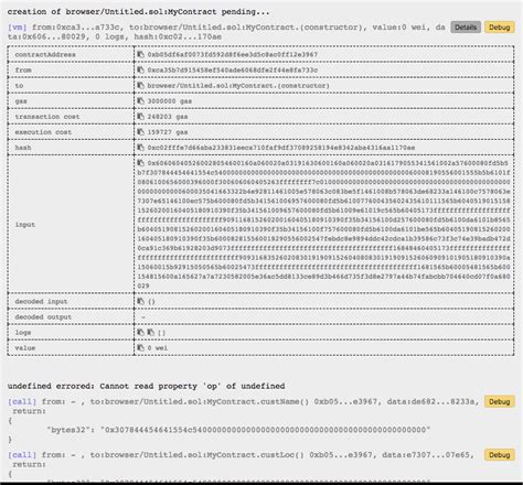 Contract Development Solidity Debugging In Remix Ethereum Stack