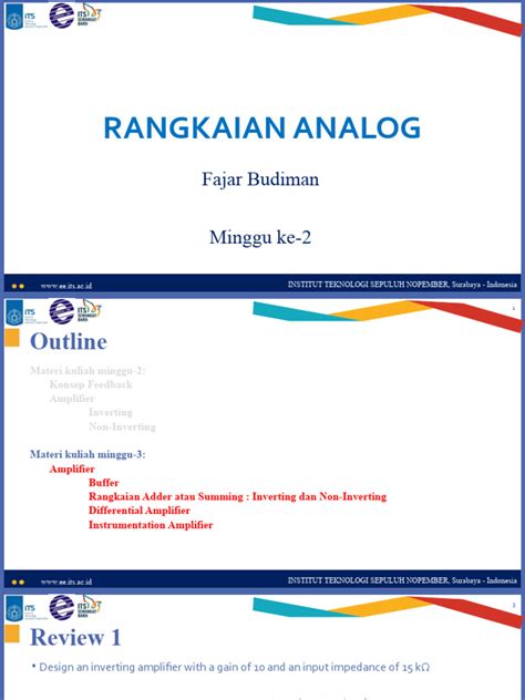 R Analog Minggu 3 Amplifier Part 2 Notation Pdf Amplifier