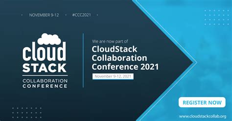 Cloudstack Collaboration Conference 2021 November 8 12 2021 Apache