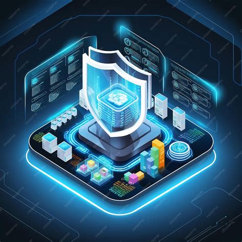Protects Data Technology And Big Data Processing And Cloud Computer