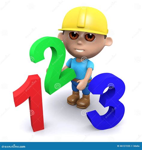 3d Builder Does The Math Stock Illustration Illustration Of