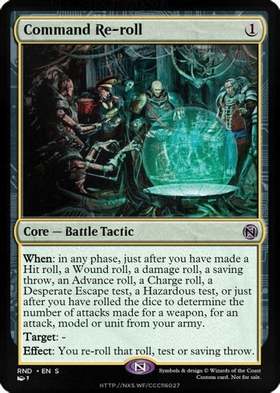 Mtgnexus Command Re Roll