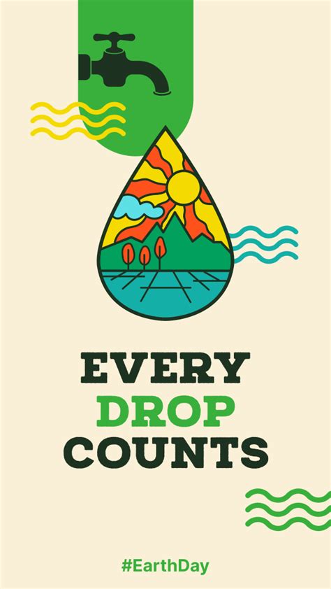 Every Drop Counts Facebook Story Brandcrowd Facebook Story Maker