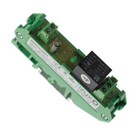 Relais Rail Din 48v Acdc 1 Relais 1 Led Max 250v Ac 10a 30v Dc