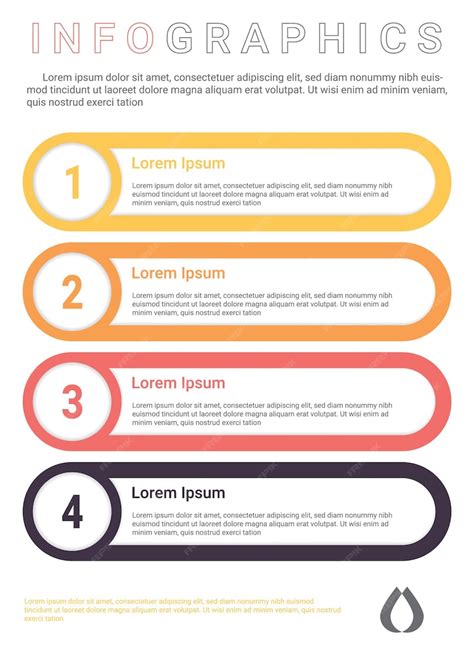 Premium Vector Infographics Diagram With 4 Steps Options Or Processes Vector Business Template