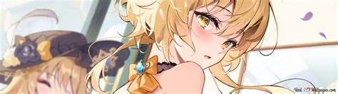 Lumine With Navia Genshin Impact Online Video Game K Wallpaper Download