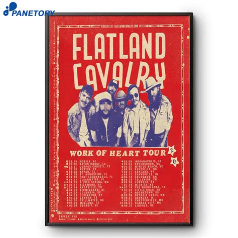 Flatland Cavalry Work Of Heart Tour 2026 Poster 2026