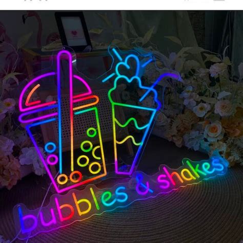 Custom Rainbow Neon Sign Wedding Neon Sign Name Sign Rgb Neon Sign