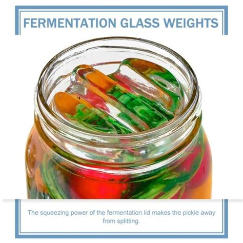 Jual Weights Fermentation Glass Jar Fermenting Lids Mason Pickling Jar