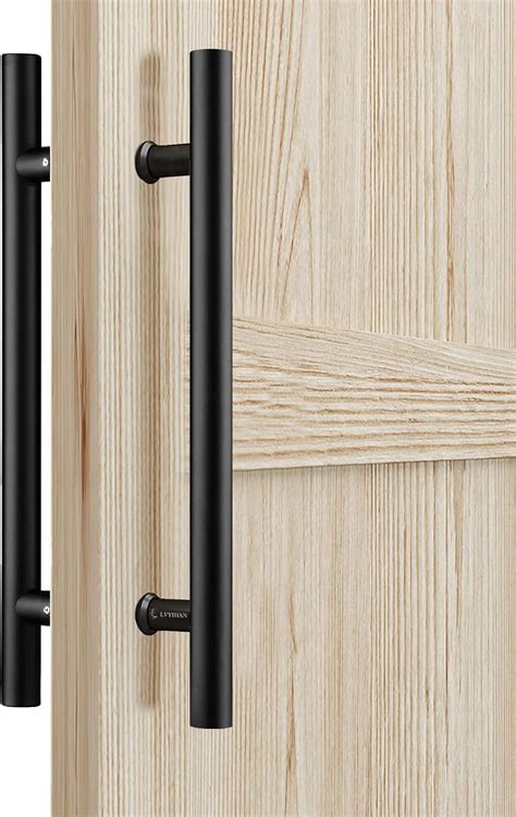 Lvyihan 24 Inch Round Stainless Steel Door Pull Push Handle