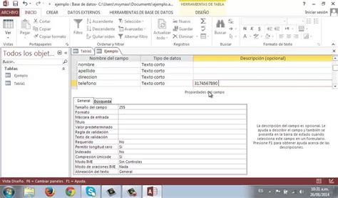 Curso Access Básico Video 2 Youtube