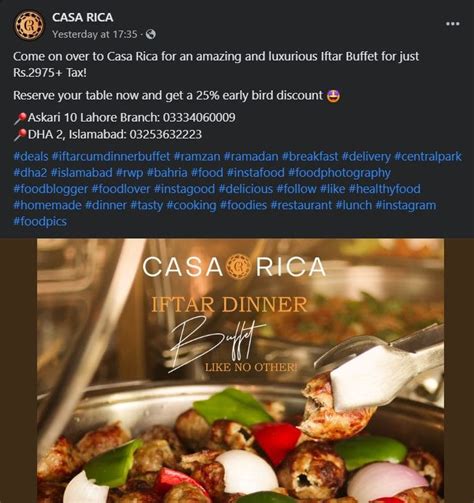 Best Sehri And Iftar Deals In Islamabad 2023 Pakistan Observer