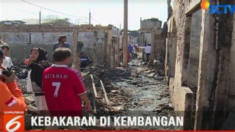 Kebakaran Di Kembangan Diduga Akibat Hubungan Pendek Arus Listrik
