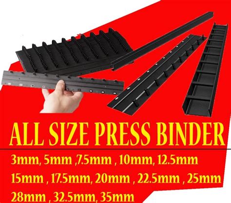 Press Binder Binding Strip Lock Binder Press Binding Comb