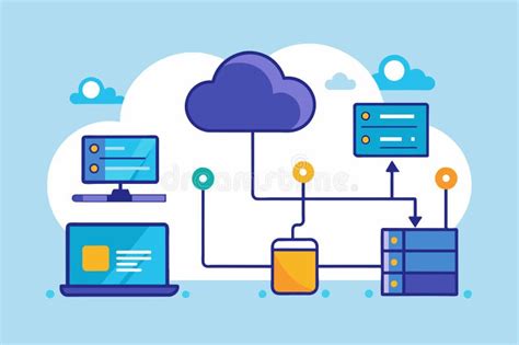 the process of transferring data to cloud storage is visually