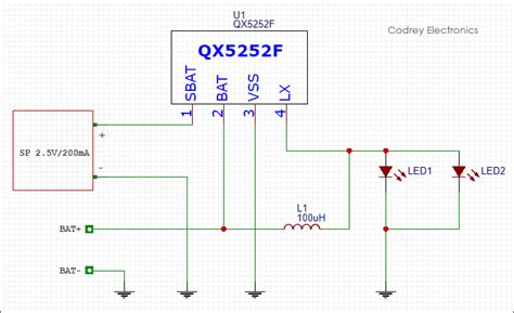 Solar LED Road Stud Circuit Codrey Electronics Solar LED Road Stud Circuit Codrey Electronics