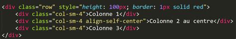 Bootstrap 4 Comprendre Lalignement Horizontal Et Vertical Booglit