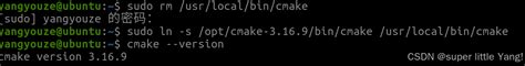 Linux切换cmake版本，在两个cmake版本之间进行切换。 Csdn博客