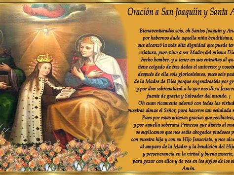 Oración a Santa Ana y San Joaquín pidiendo el milagro de la maternidad
