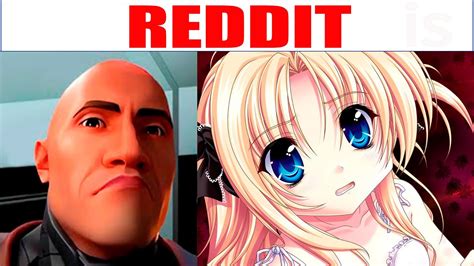 ANIME VS REDDIT FORTNITE THE ROCK REACTION MEME YouTube