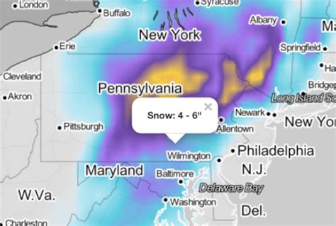 How Much Snow Will Pennsylvania Get This Week Check The Map