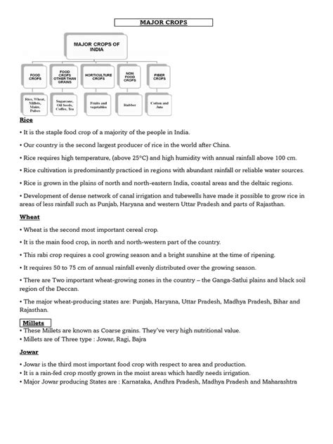 Major Crops Class 10 Pdf Legume Silk