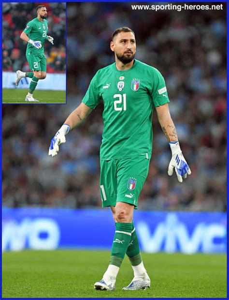 Gianluigi Donnarumma 2022 Finalissima In London Italian Footballer