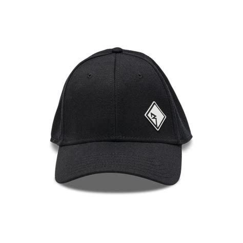 Pop Flexhat Blk Lxl Black Flex Fit Curved Bill W Rubber Sewn On Patch