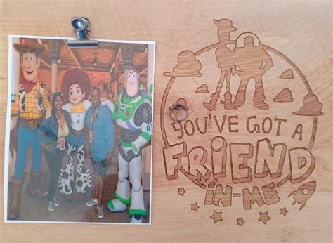 You Got A Friend In Me Picture Frame Toy Story Etsy