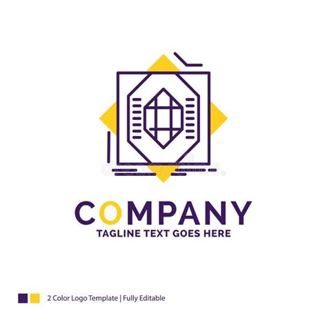 Company Name Logo Design For Abstract Core Fabrication Format Stock Vector Illustration Of