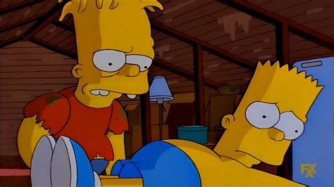 Shirtless Drawn Cartoon Boys And Men Shirtless Bart And Hugo Simpson