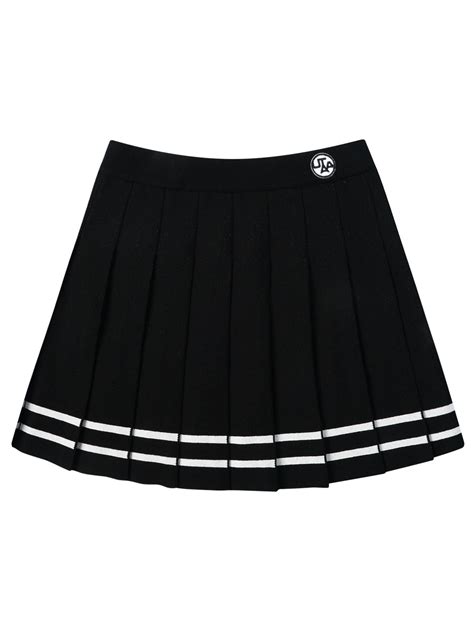 Utaa Classy Stripe Knit Flare Skirt Utaa Golf Usa Go