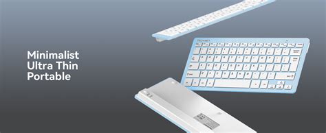Tecknet Wireless Keyboard And Mouse Combo Mini Cordless Computer Keyboard And Mouse