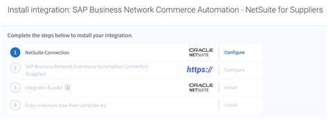 Install The Sap Business Network Commerce Automation Netsuite
