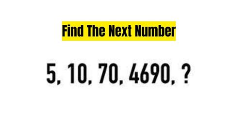 Iq Test Which Number Will Come Next In This Series Answer In 20 Seconds